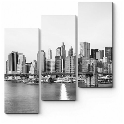 Модульная картина Панорама Манхэттена 80x85
