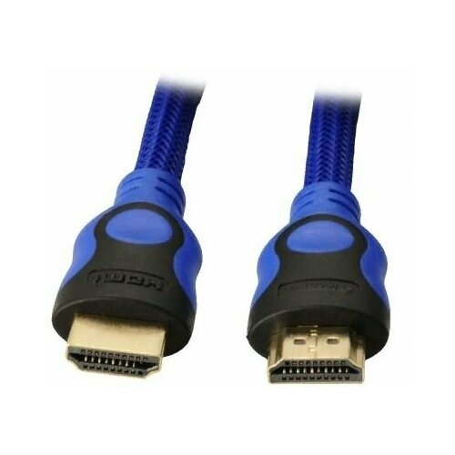 Кабель соединительный аудио-видео PREMIER 5-813BL, HDMI (m) - HDMI (m) , ver 1.4, 5м, ф/фильтр, черный/синий [5-813bl 5.0]