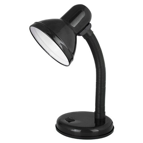 Лампа офисная Ultraflash UF-301P C02, E27, 60 Вт, черный
