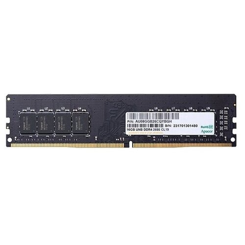 Оперативная память Apacer 8 ГБ DDR4 2666 МГц DIMM CL19 AU08GGB26CQYBGH