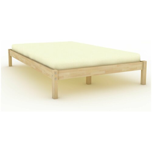 Двуспальная кровать "Берёзка 4" без покрытия, 120x200 см, ORTMEX