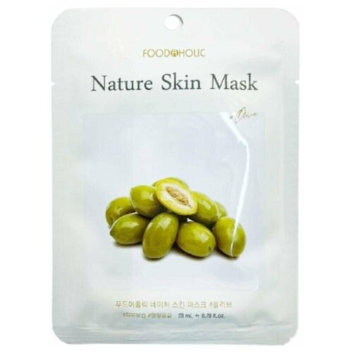 Тканевая маска с экстрактом оливы [FoodaHolic] Olive Nature Skin Mask