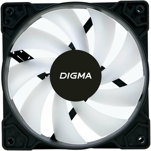 Вентилятор Digma DFAN-FRGB1, размер 120x120x25мм