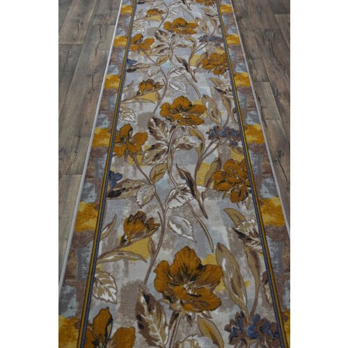 Ковровая дорожка на войлоке, Витебские ковры, с печатным рисунком, 2591, 0.9*3.5 м