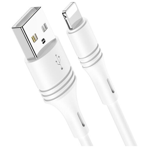 Кабель Borofone BX43 CoolJoy USB - Lightning, 1 м, 1 шт., белый