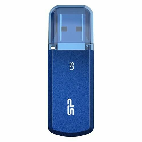 Флешка USB Silicon Power Power Helios 202 32ГБ, USB3.0, синий [sp032gbuf3202v1b]