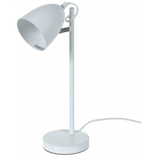 Настольная лампа Lille, Е14, металл, цвет белый, освещает необходимую зону стола или комнаты, является идеальным вариантом для рабочего места