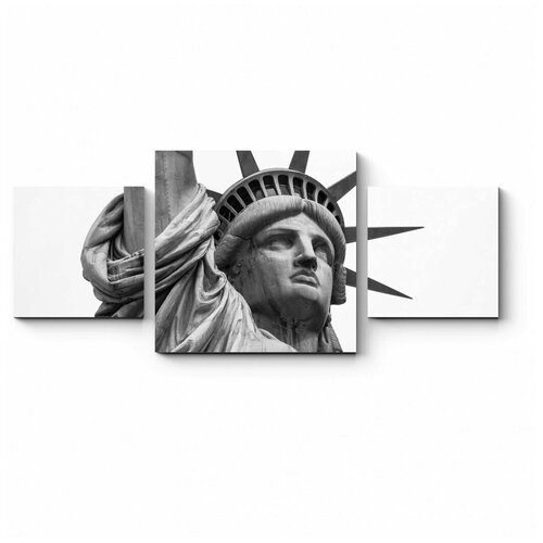 Модульная картина Величественная статуя Свободы 180x77