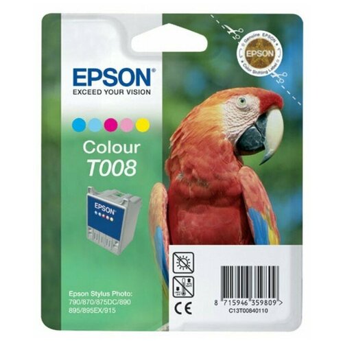 Картридж Epson C13T00840110, 220 стр, многоцветный