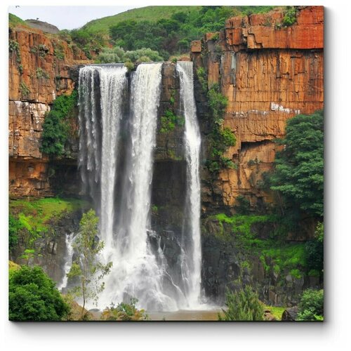 Модульная картина Потрясающий водопад, Мпуланга, Южная Африка30x30