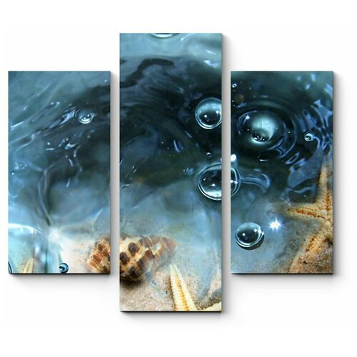 Модульная картина Морские обитатели70x63