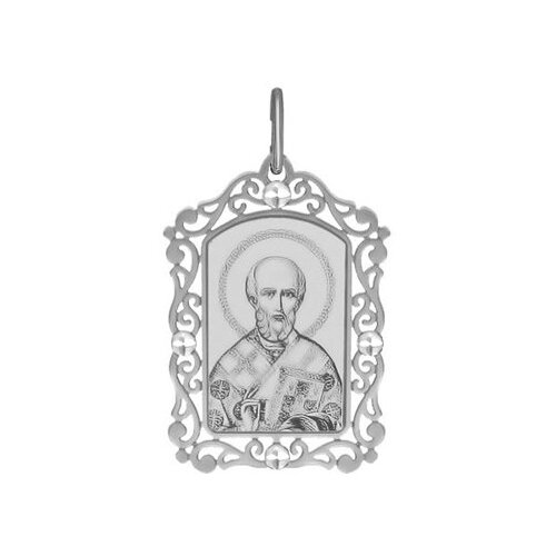 Иконка SOKOLOV, серебро, 925 проба, родирование