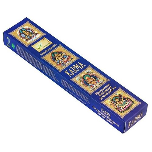 Натуральные благовония ручной работы "Карма" / KARMA Handmade Incense Sticks, Sangam Herbals, 15 гр.
