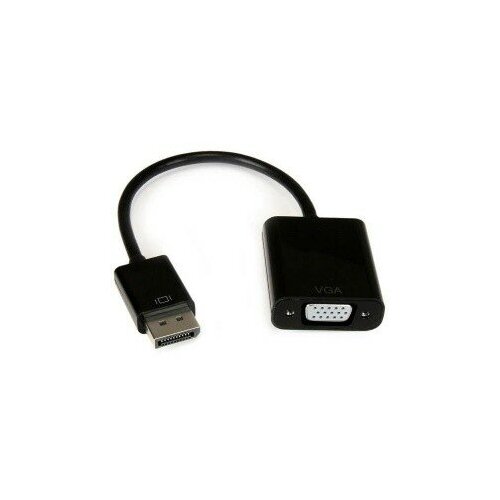 Orient переходник Кабель-адаптер C308, DisplayPort M -> VGA 15F, длина 0.2 метра, черный 30308