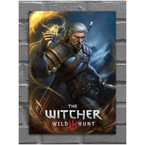 Постер the Witcher: Геральт, на А4