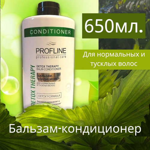 Бальзам кондиционер PROFLINE Detox Therapy, для нормальных и тусклых волос, 650 мл
