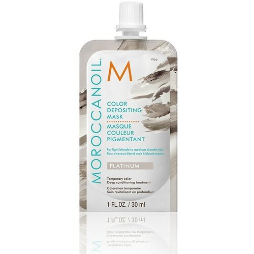 Moroccanoil Color Depositing Mask Platinum - Тонирующая маска Платина 30 мл