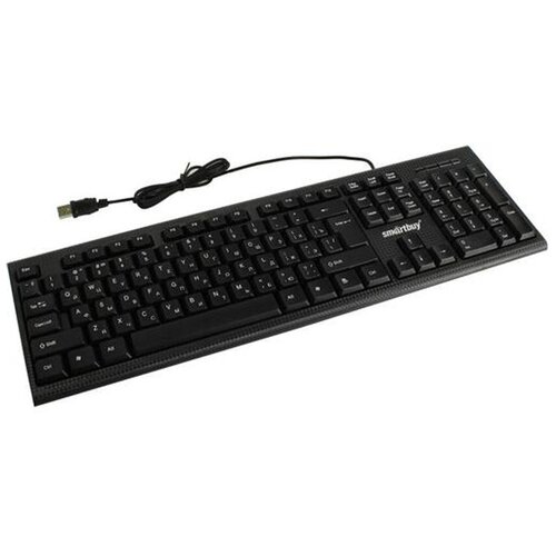 Клавиатура проводная SmartBuy, ONE, 115, USB, цвет: чёрный