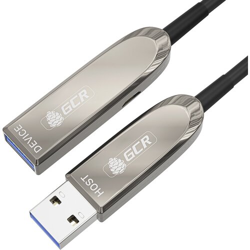 GCR Удлинитель 10.0m USB 3.0 оптический AM/AF, GCR-54789 Greenconnect GCR-54789