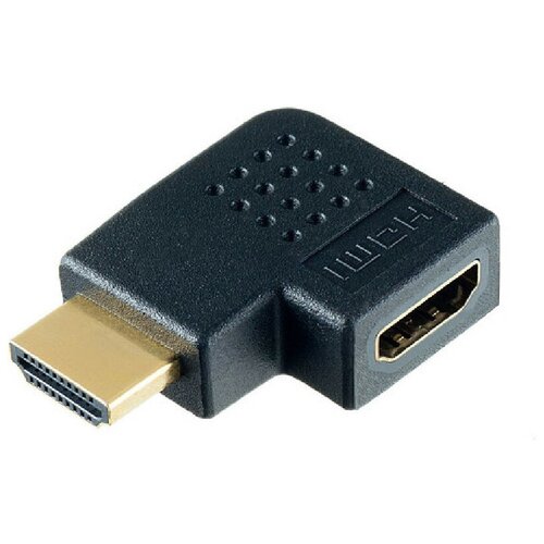 PERFEO Переходник угловой горизонтальный HDMI A вилка - HDMI A розетка (A7011)