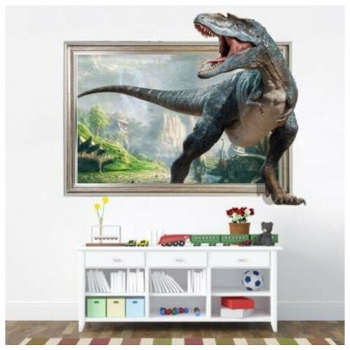 Наклейка 3Д интерьерная Динозавр 70*60см