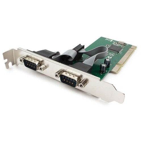 Контроллер COM Gembird SPC-1 в PCI порты 2 внешних COM RS232 MOSCHIP MCS9865