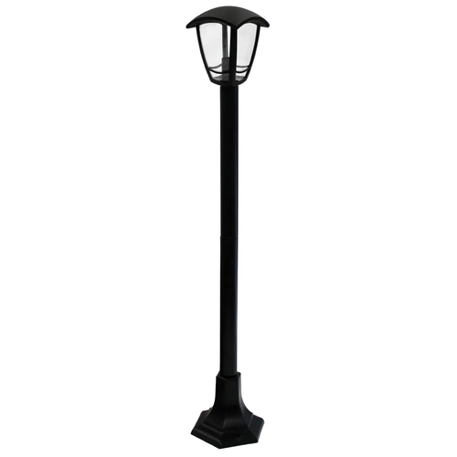 Садово-парковый светильник ЭРА НТУ 07-40-004 Валенсия 3 черный 6 гранный напольный IP44 Е27 max40Вт, 1шт