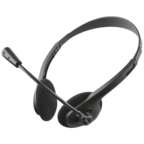 Компьютерная гарнитура Trust Primo Chat Headset for PC and laptop, черный