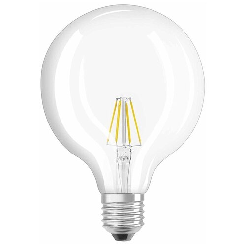 Лампа светодиодная OSRAM Retrofit Globe, E27, G125, 6.5 Вт, 2700 К