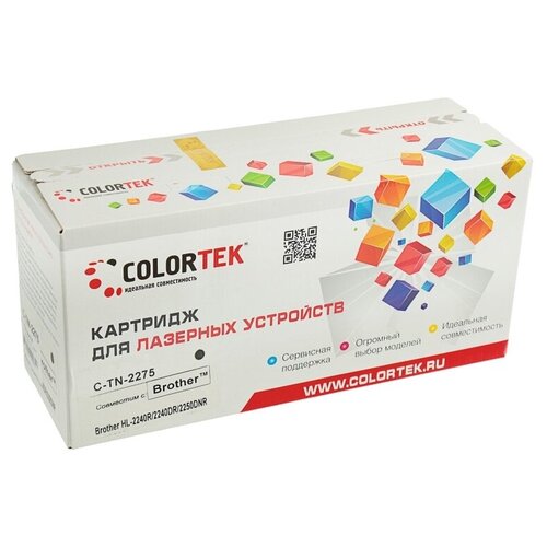 Картридж Colortek C-TN-2275, 2600 стр, черный