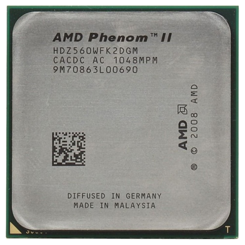 Процессор AMD Phenom II X2 Callisto 560 AM3,  2 x 3300 МГц, OEM