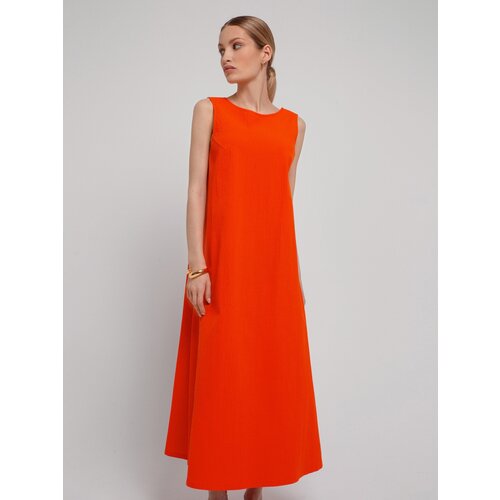 Платье Pompa, размер 42, оранжевый