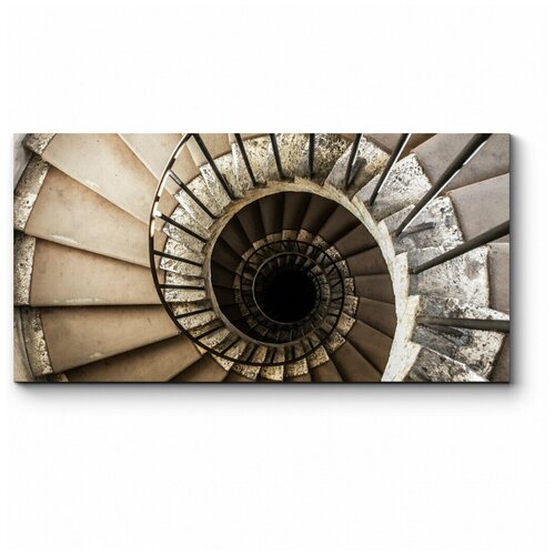 Модульная картина Винтовая лестница 110x55