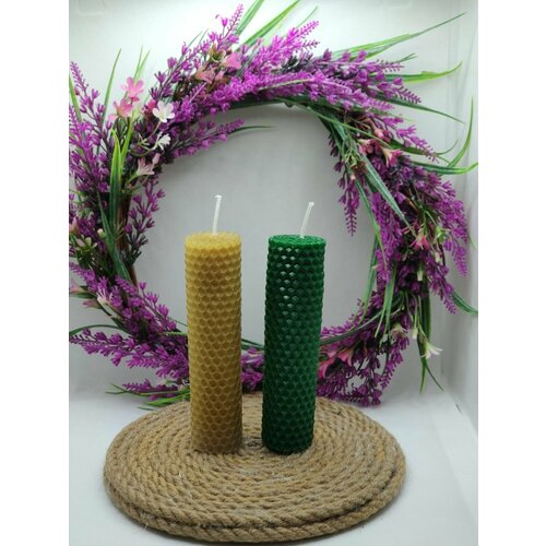 Набор свечей из вощины, натуральные свечи восковые для ритуалов и уюта