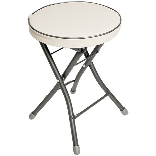 Складной металлический стул-табурет (2 шт) для кухни и ванной InHome, для отдыха на даче и в кемпинге INHS2К/1