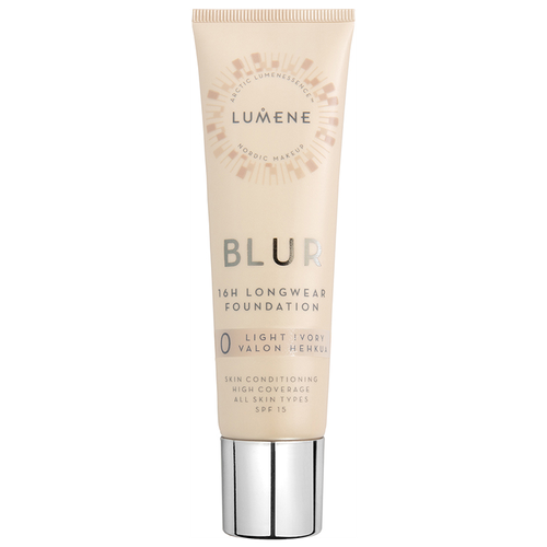 Lumene Тональный крем Blur, SPF 15, 30 мл/40 г, оттенок: 0 light ivory