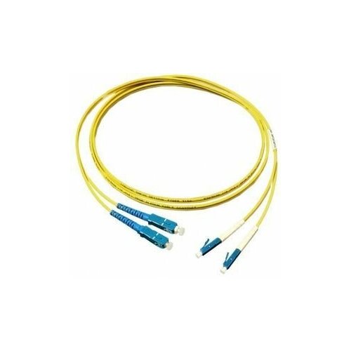Патч-корд оптический (optic patch cord) LC/UPC-SC/UPC SM 9/125 duplex 3м