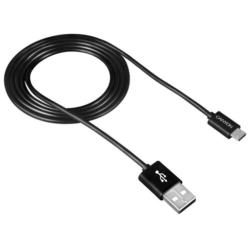 Кабель Canyon USB - microUSB (CNE-USBM1), 1 м, черный