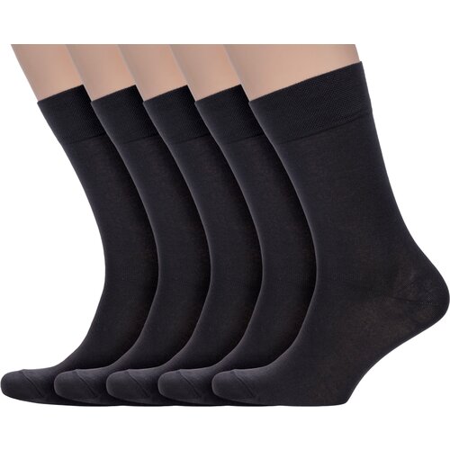 Носки PARA socks, 5 пар, размер 27, коричневый