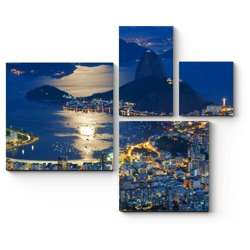 Модульная картина Великолепный Рио-де-Жанейро 172x143