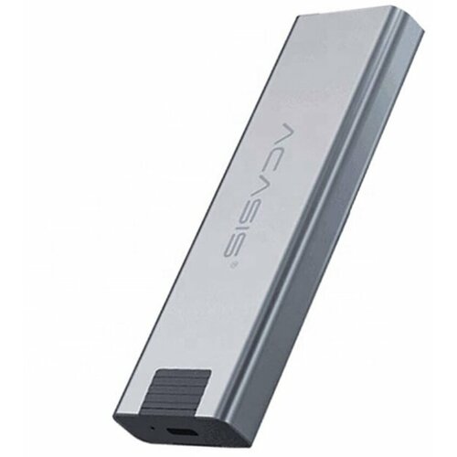 Корпус для жесткого диска Acasis M08-GF M.2 NGFF SATA III SSD Solid State Drive Enclosure USB Type C Adapter - Silver