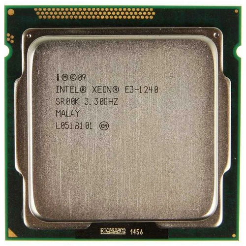 Процессор Intel Xeon E3-1240 Sandy Bridge LGA1155,  4 x 3300 МГц, OEM