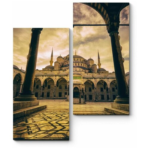 Модульная картина Мечеть в пасмурную погоду60x75
