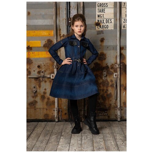 Платье Leya.me, размер 158, синий