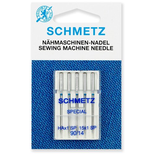 Игла/иглы Schmetz Super Stretch Special 130/705 НAx1 SP 90/14, серебристый, 5 шт.