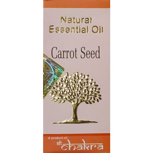 Natural Essential Oil CARROT SEED, Shri Chakra (Натуральное эфирное масло семян моркови, Шри Чакра), 10 мл.