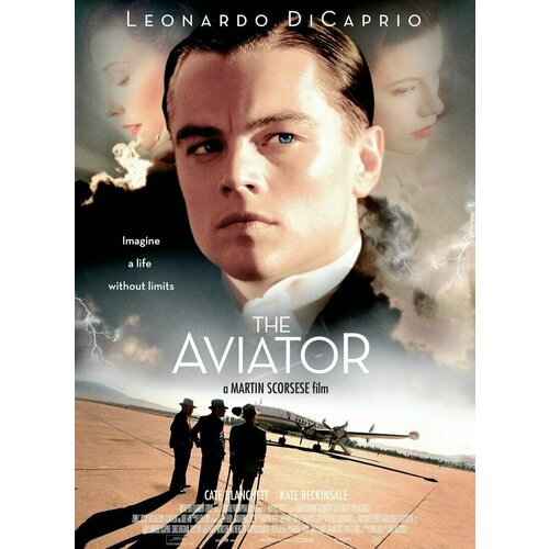 Плакат, постер на холсте Aviator/Авиатор. Размер 21 х 30 см