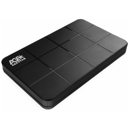 Корпус для HDD/SSD  AGESTAR 3UB2P1, черный