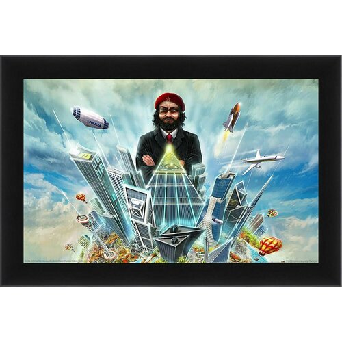 Плакат, постер на бумаге Tropico 4. Размер 30х42 см