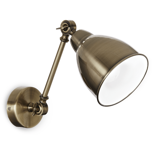 Настенный светильник IDEAL LUX Newton AP1 Brunito, E27, 60 Вт